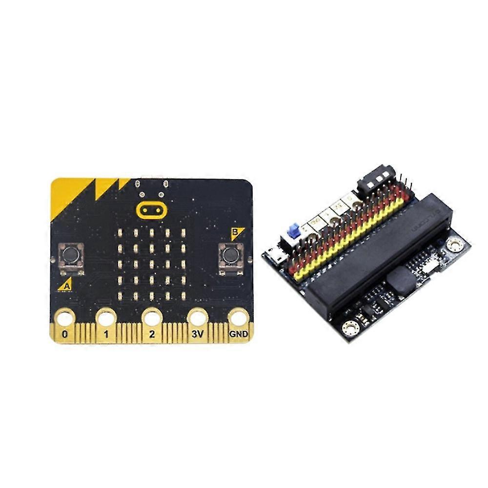 Bbc Microbit Go Start Kit With Microbit Bbc Io V2.0 Expansion Board Diy Projects Programmable ...