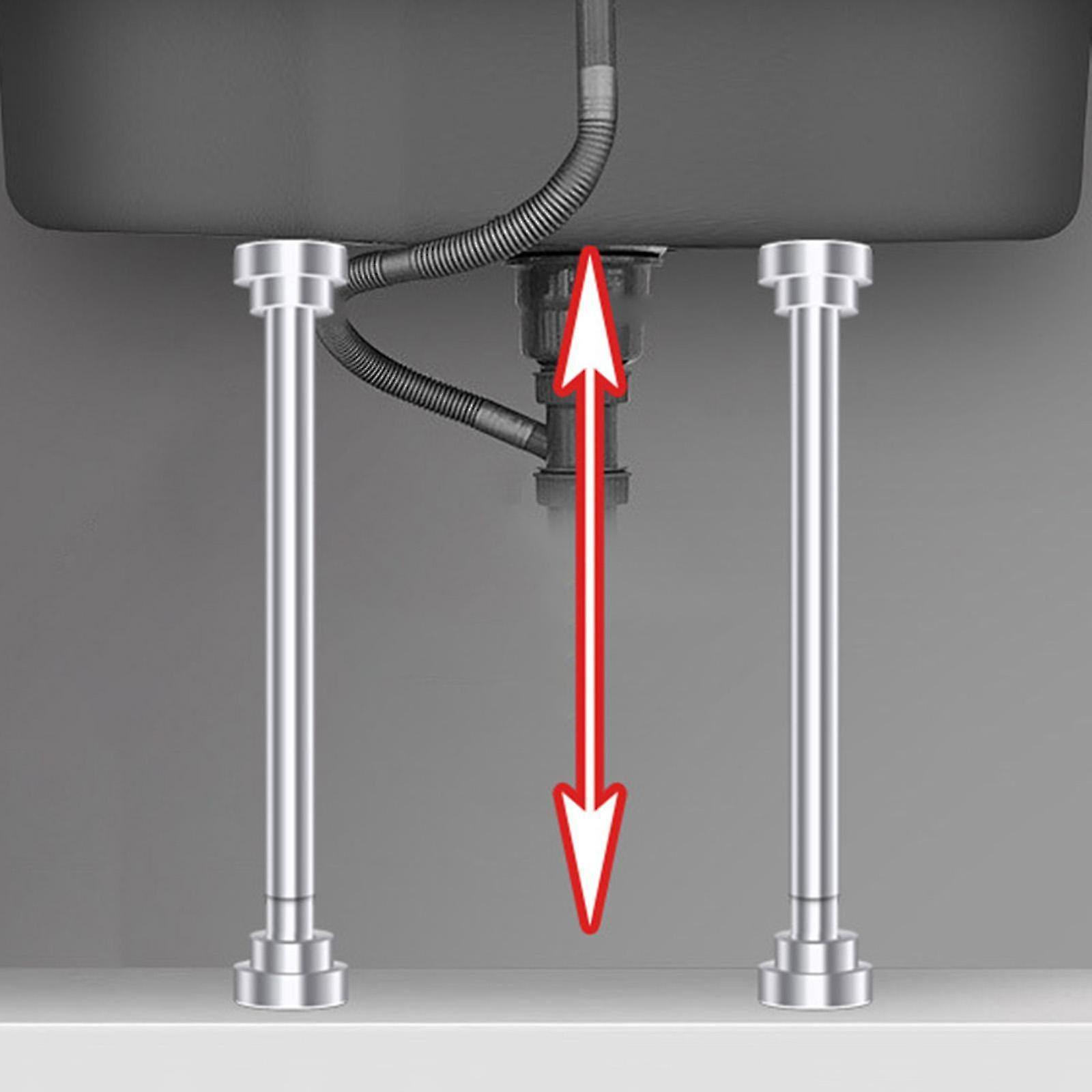 2 Pieces Undermount Sink Brackets Sink Legs Sink Supports Adjustable ...