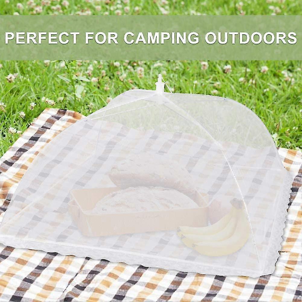 3 Pack Food Covers 14 Inch Pop-up Encrypted Mesh Plate Serving Tents ...
