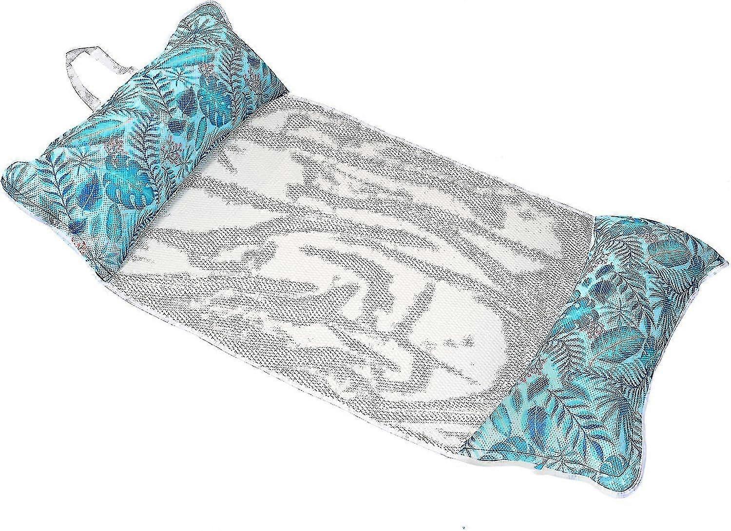 Pvc Inflatable Swimming Pool Hammock, (blue) Summer Water Bed, Pool ...