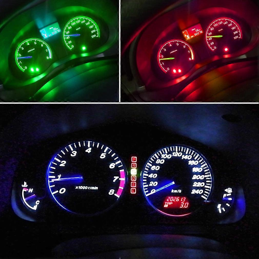 10pcs Canbus T3 LED T4.2 T4.7 Led Bulb Interior car lights Indicator ...