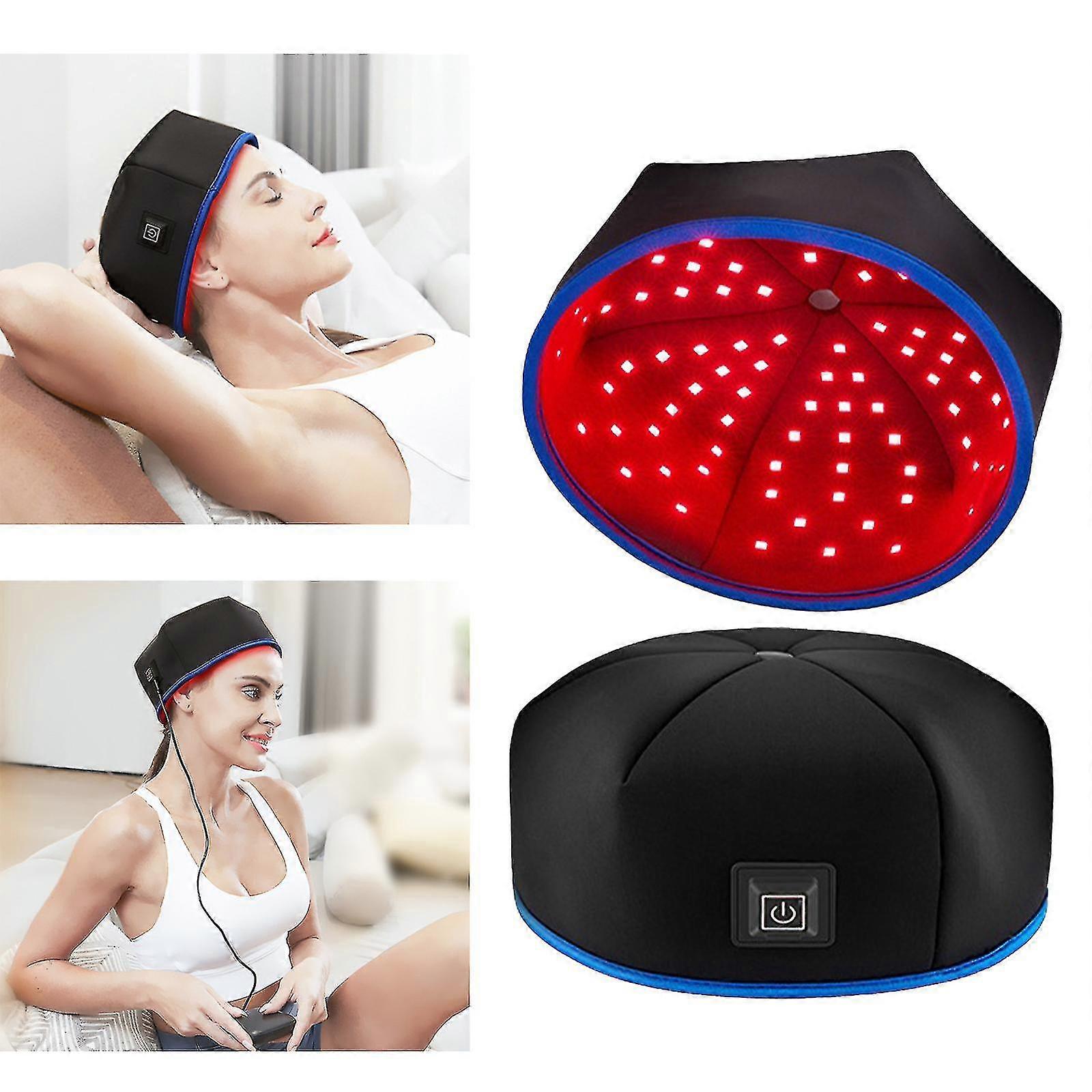 Led Red Near Infrared Therapy Cap Hat Regrowth Pain Relief Js | Fruugo AU