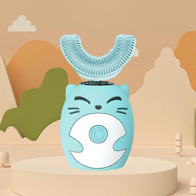 Kids U-shaped Sonic Electric Toothbrush Children Silicon Toothbrush 360 ...