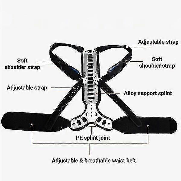 Posture Corrector For Hunched Back, Kyphosis And Vertebral Compression ...