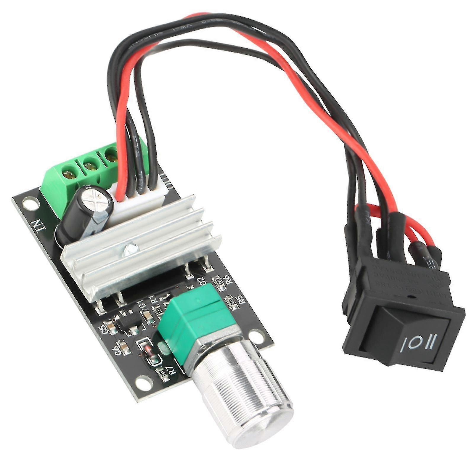 Dc 6v 12v 24v 3a Pwm Motor Speed Control Reversible Controller Regulator With Switch | Fruugo UK