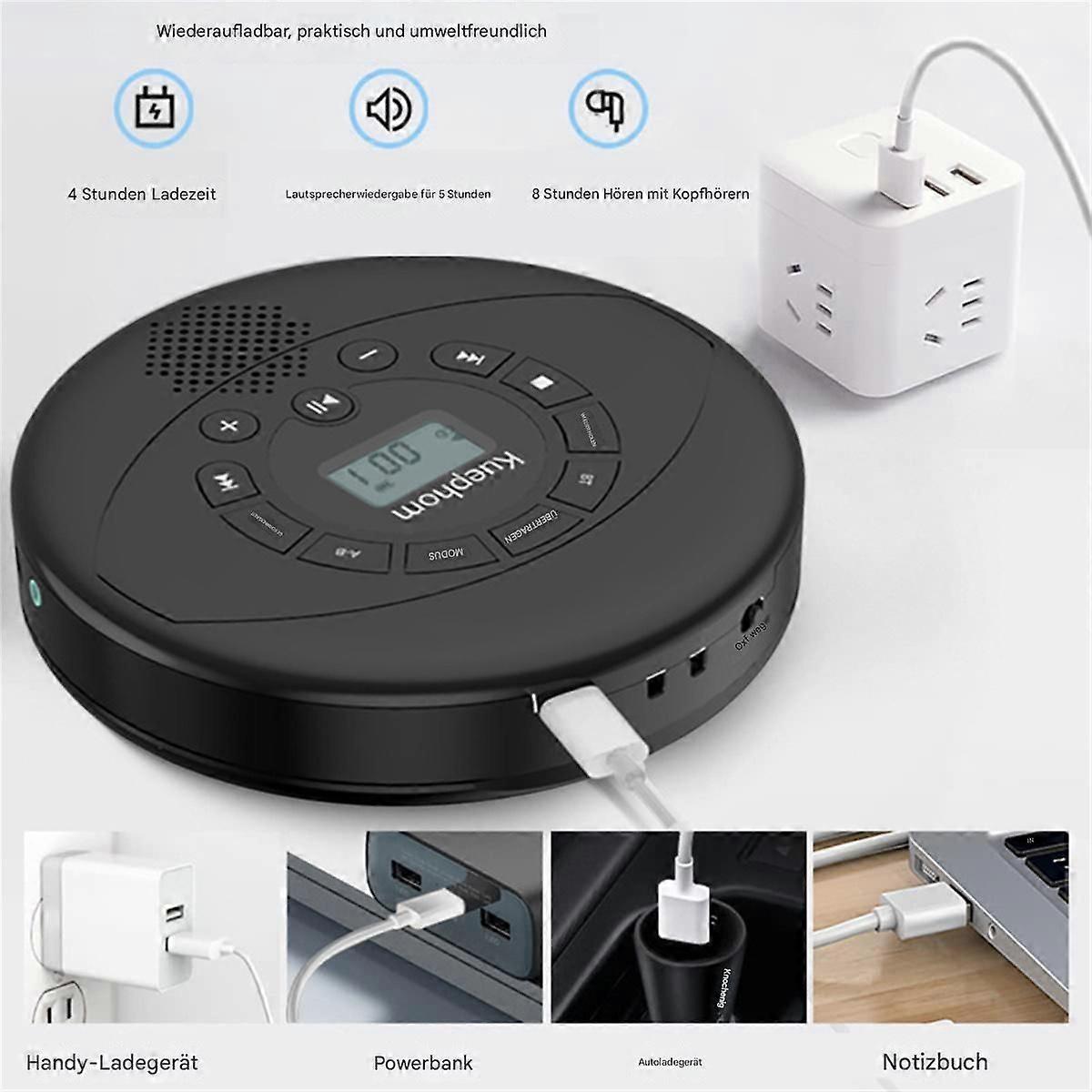 Cross-border cd player portable cd walkman english repeater mp3 music ...