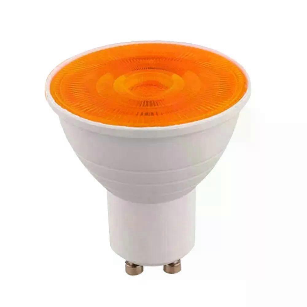 GU10 LED Light Bulb 220-240V 5W Green Red Yellow Amber Color Mood Light ...