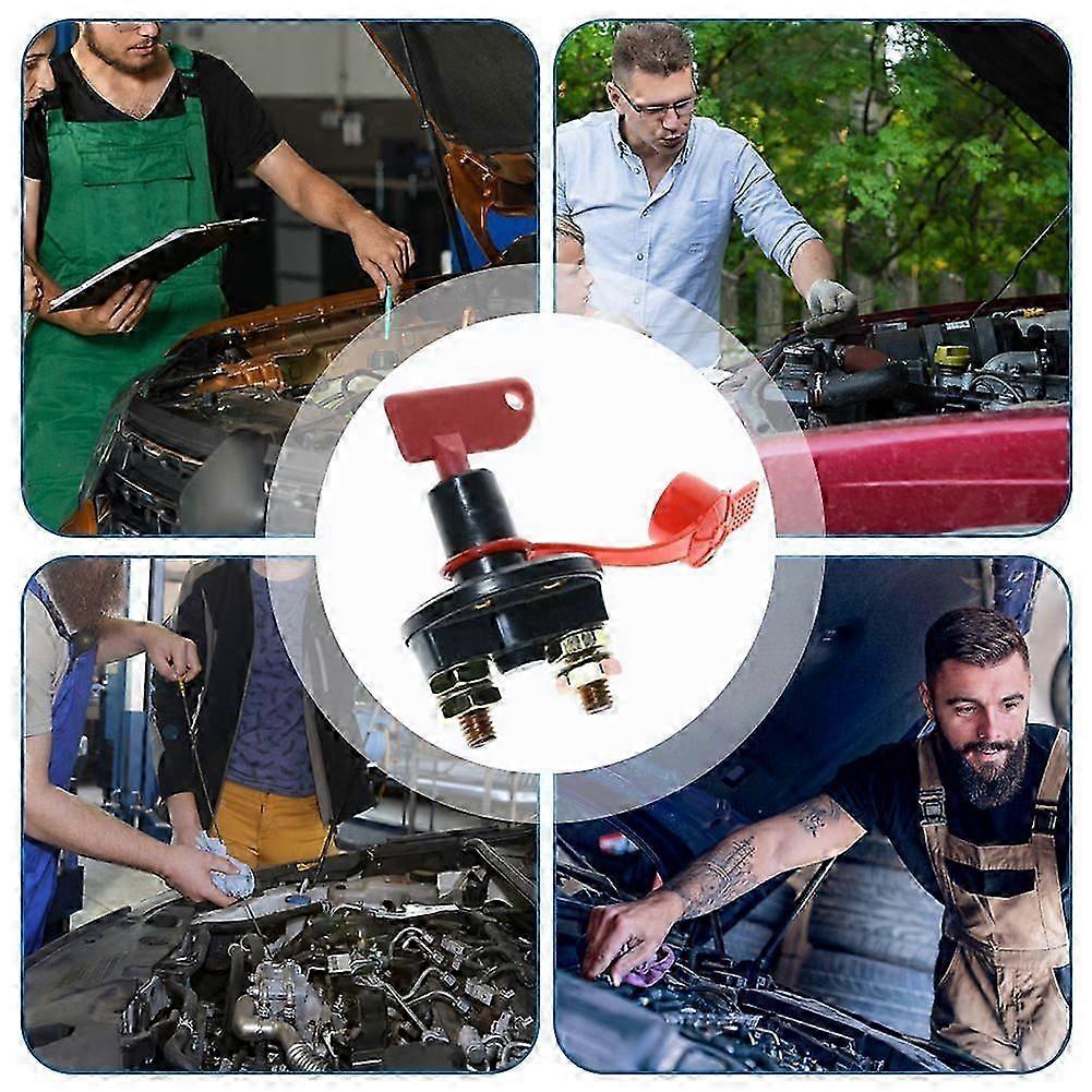 4-Pole Battery Disconnect Switch, Battery Master Switch - Car/RV/Marine ...