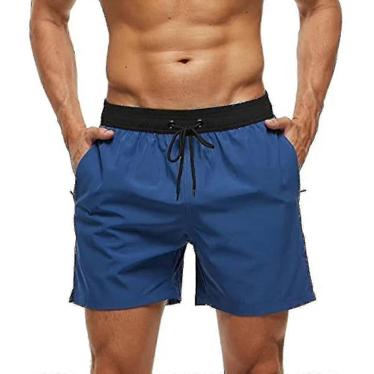 Men S Swim Trunks With Ip Pocket Waterproof Drying Quick Swimsuit ...