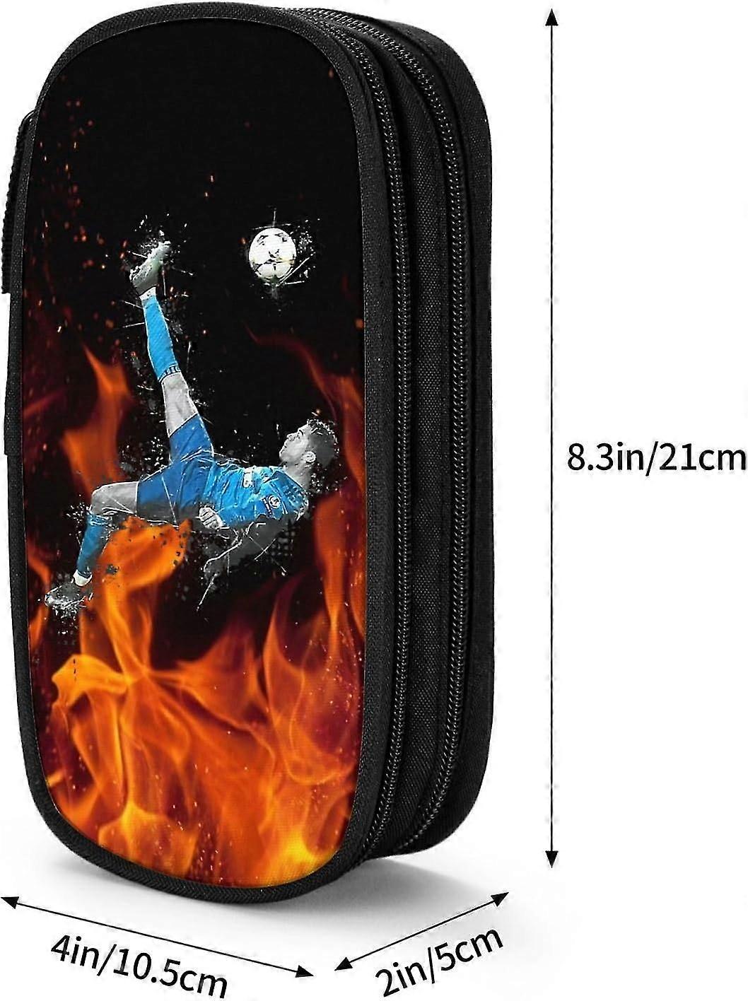 Cristiano Ronaldo #7 Football-Themed Pencil Case - Spacious Organiser ...