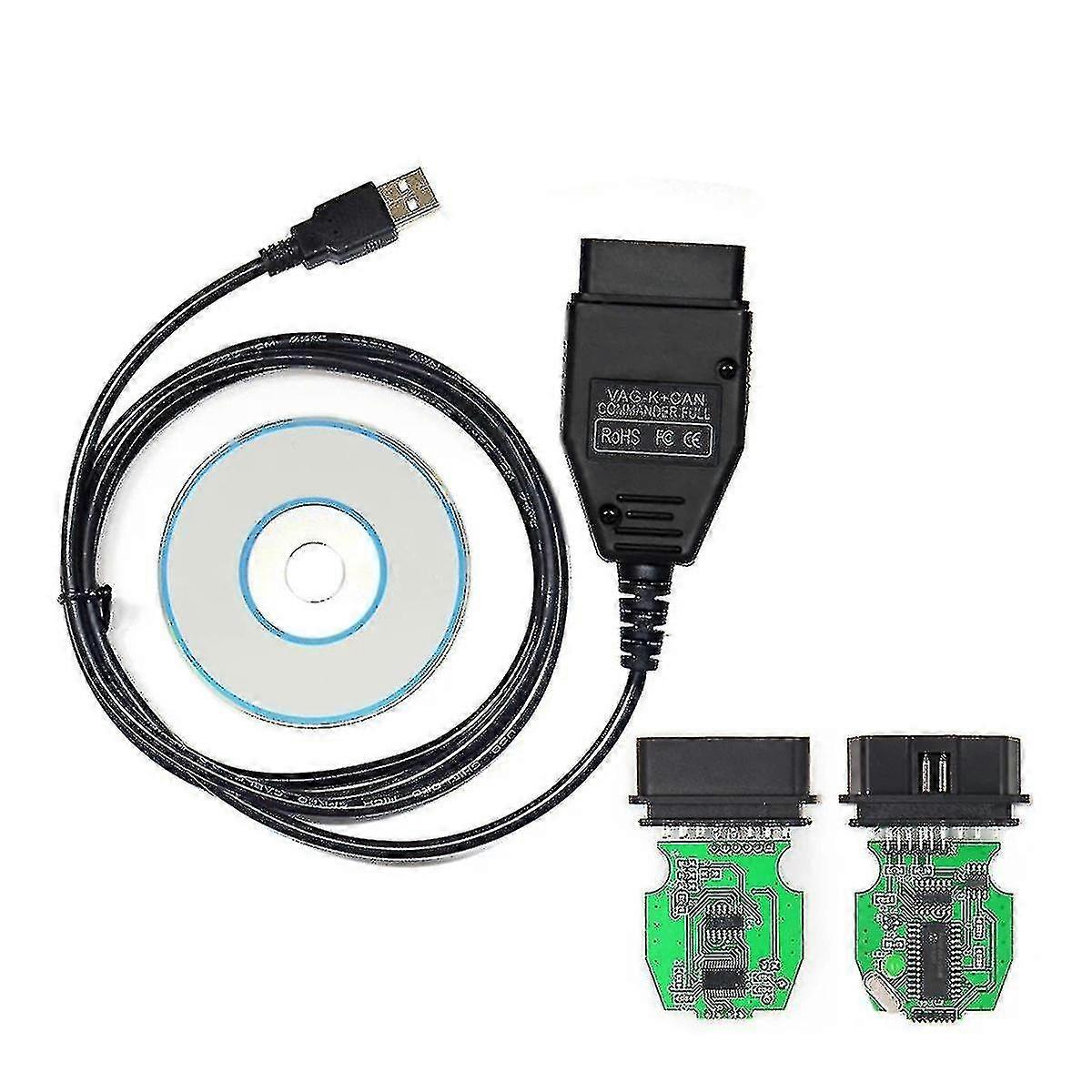 K+ Can Commander Chip Diagnostic Tool with Obd2 Scanner and USB Cable ...