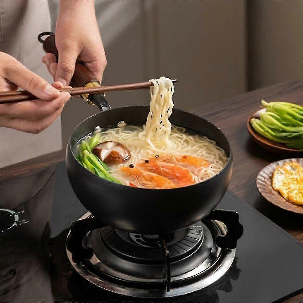 Authentic Japanese Iron Skillet No Chemical Coating Gas Induction Safe ...
