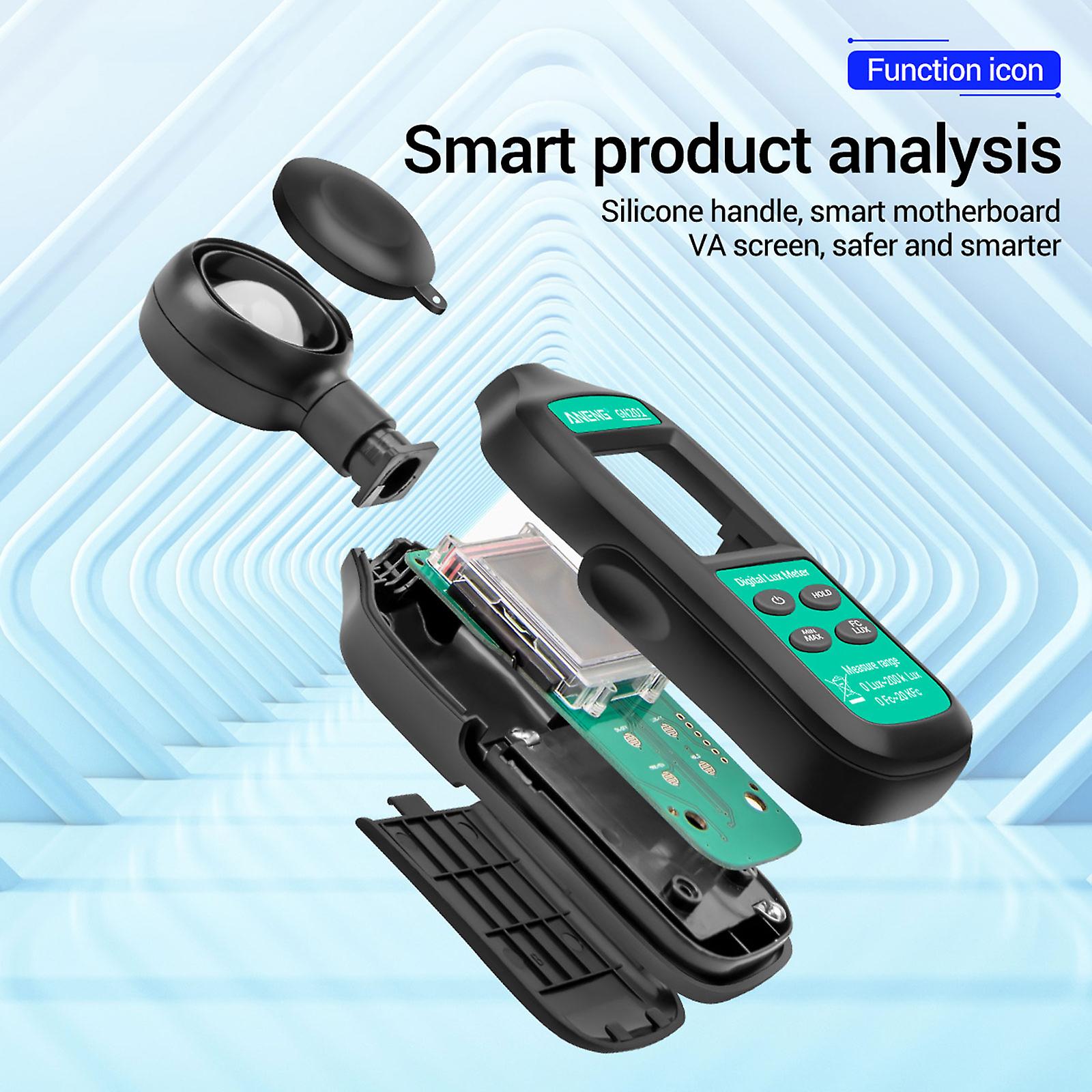 Digital Photometer Lux Meter Light Tester Photography Spectrometer ...