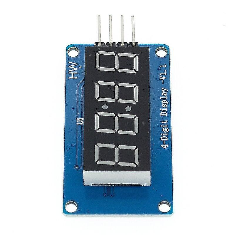 2pcs Tm1637 4 Bits Digital Led Display Module For Arduino 7 Segment 0