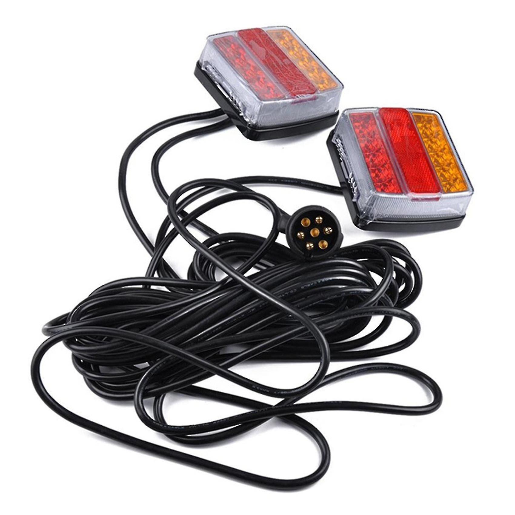 16 Led Trailer Tail Light Combination Towing Taillight Car Truck Tail ...