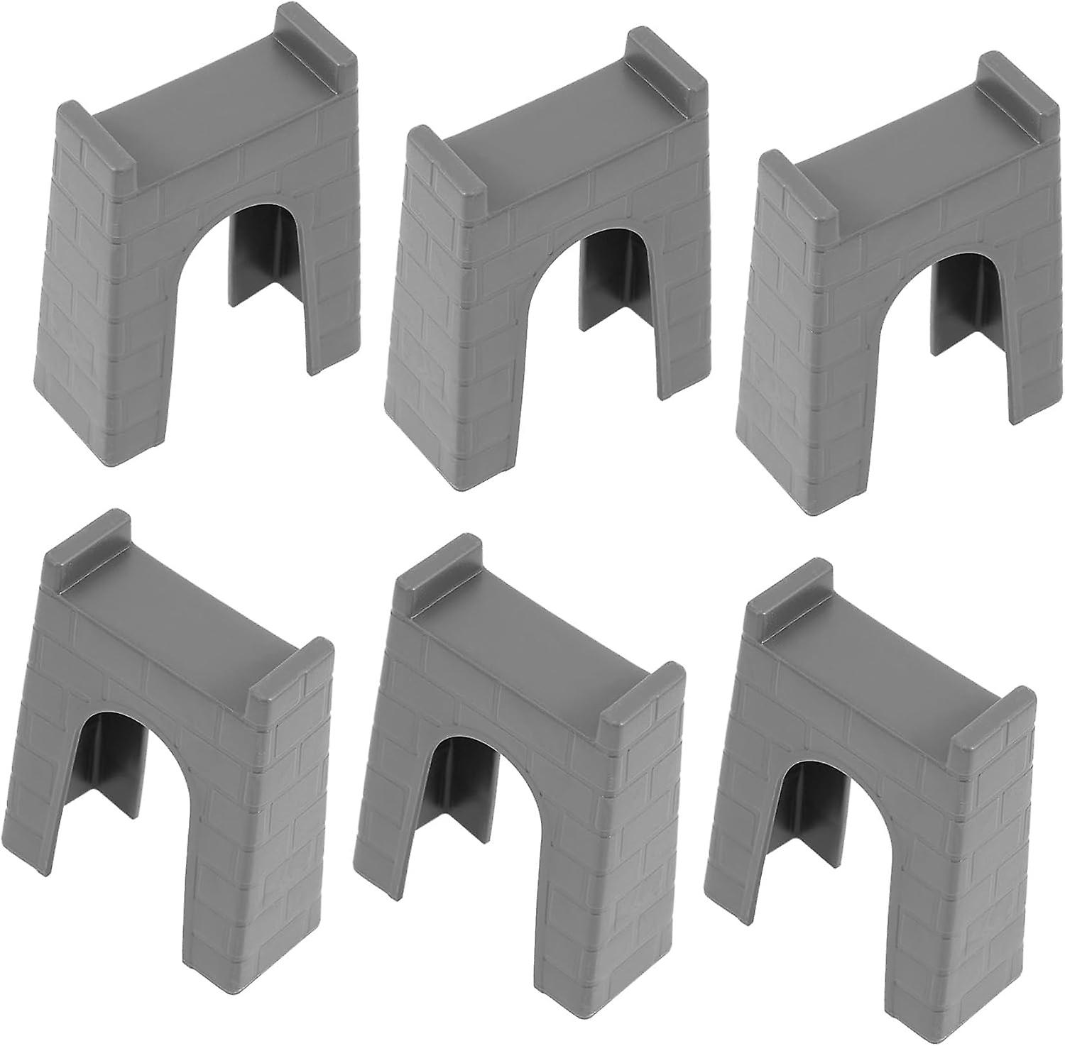 12 Pcs Props Train Railway Toy Layout Major Scene Riser Model Bridge ...