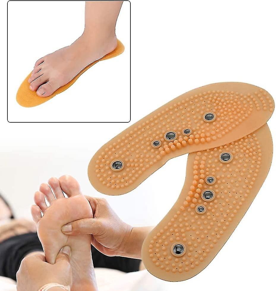 Magnetic Insoles, 1 Pair Of Massage Insoles For Men And Women Foot ...