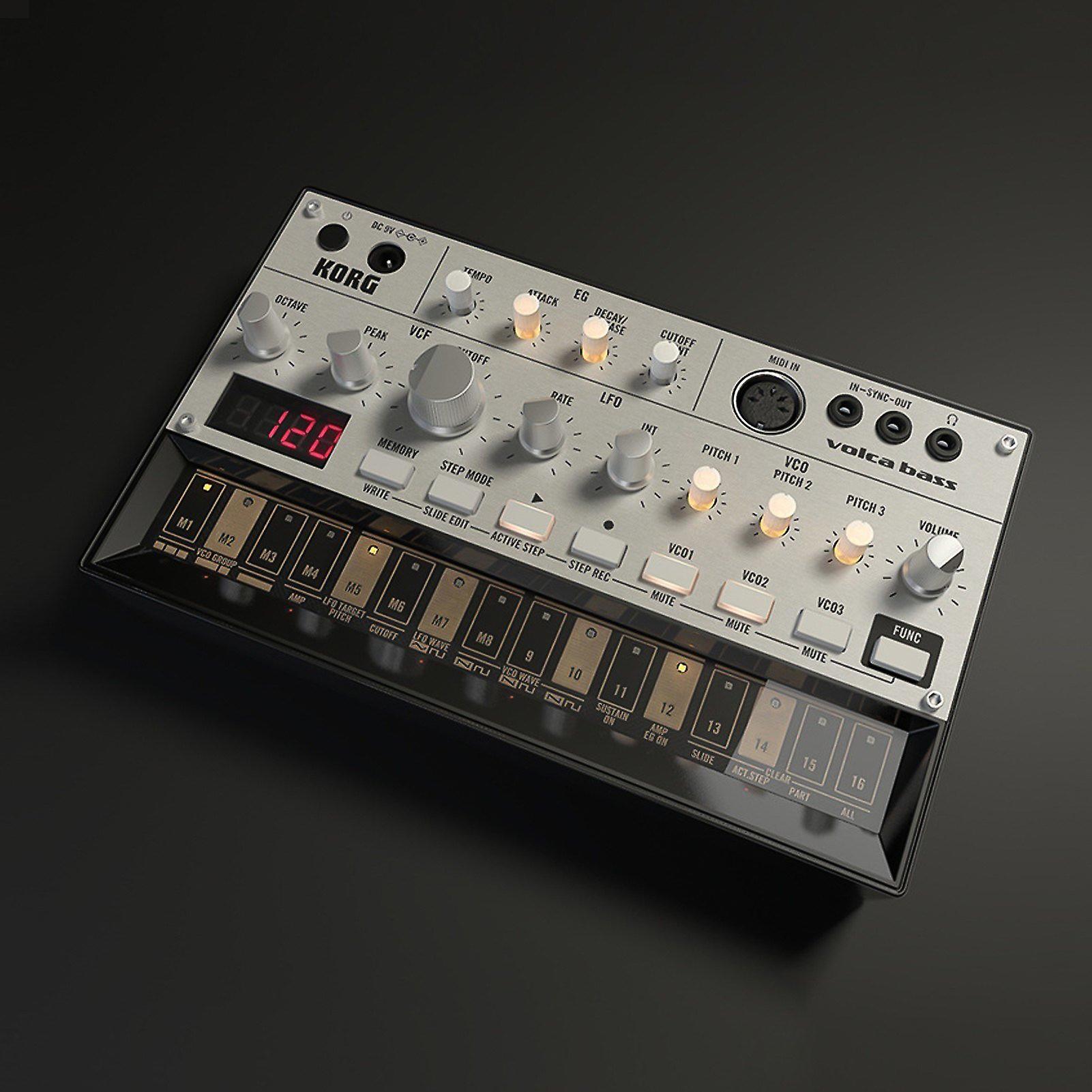 Analog bass machine 16 keys step sequencer touch slide active self ...