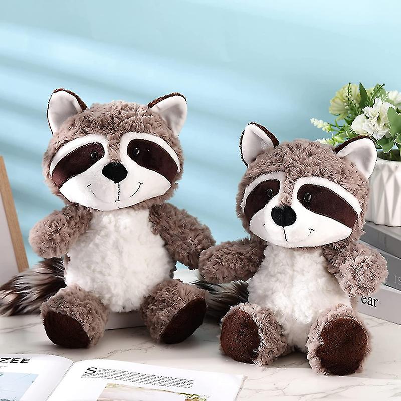 2 Pieces Raccoon Stuffed Animal Small Raccoon Plush Animal Cute Stuffed ...