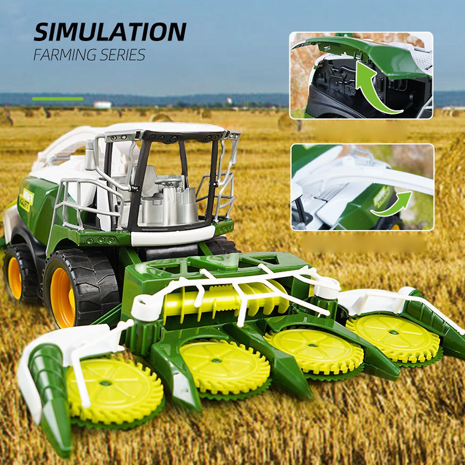 1/24 Scale Harvester Toy Movable Joint Pretend Play Tractor Toy for ...