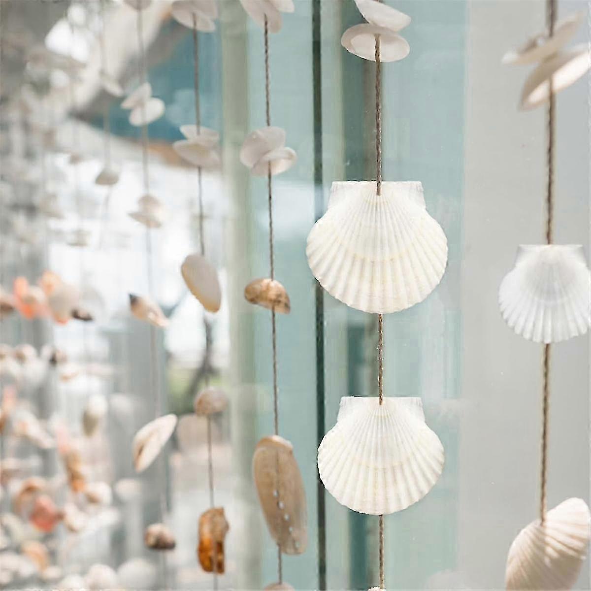 40PCS Natural Scallop Shells 1.4-2.4inch White Small Sea Shells for ...