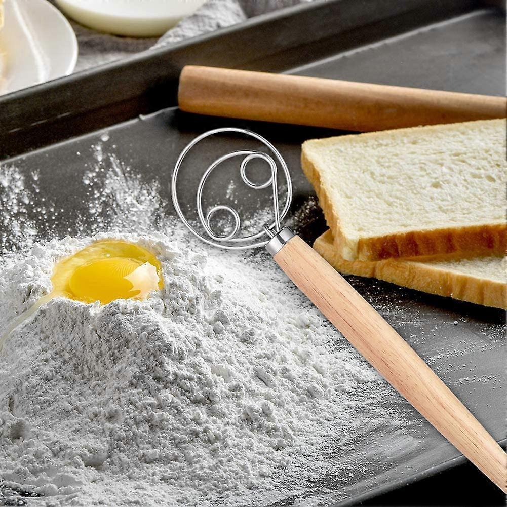 Danish Dough Whisk - Stainless Steel Danish Dough Hook,for Hand Mixing ...