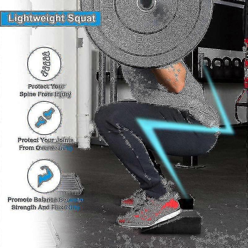 Yoga Blocks Foam Squat Wedge Block Calf Stretcher Slant Board Foot ...