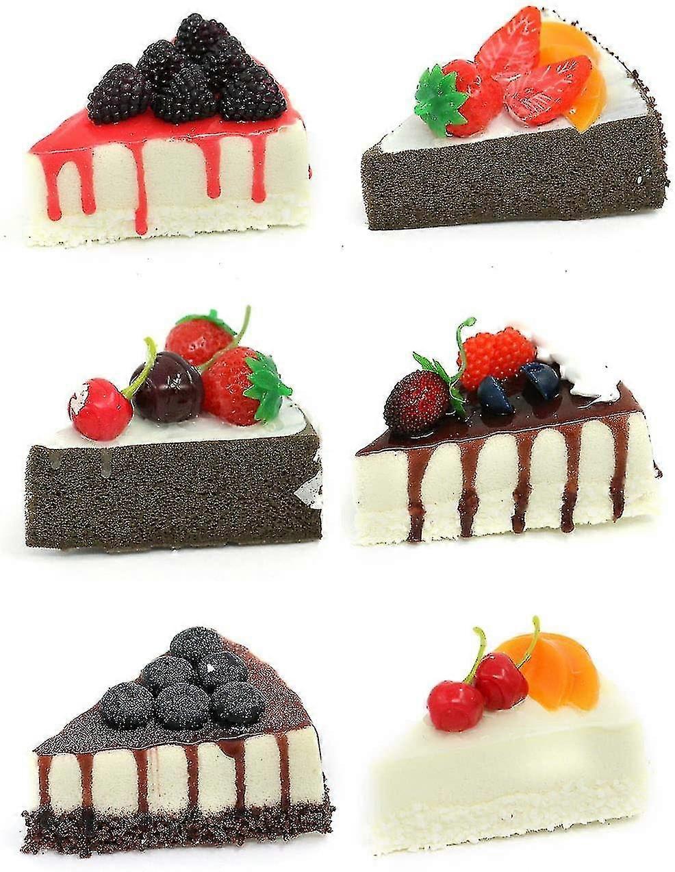 Fake Slice Cake Fake Food Bakery Shop Cake Display Model Party ...