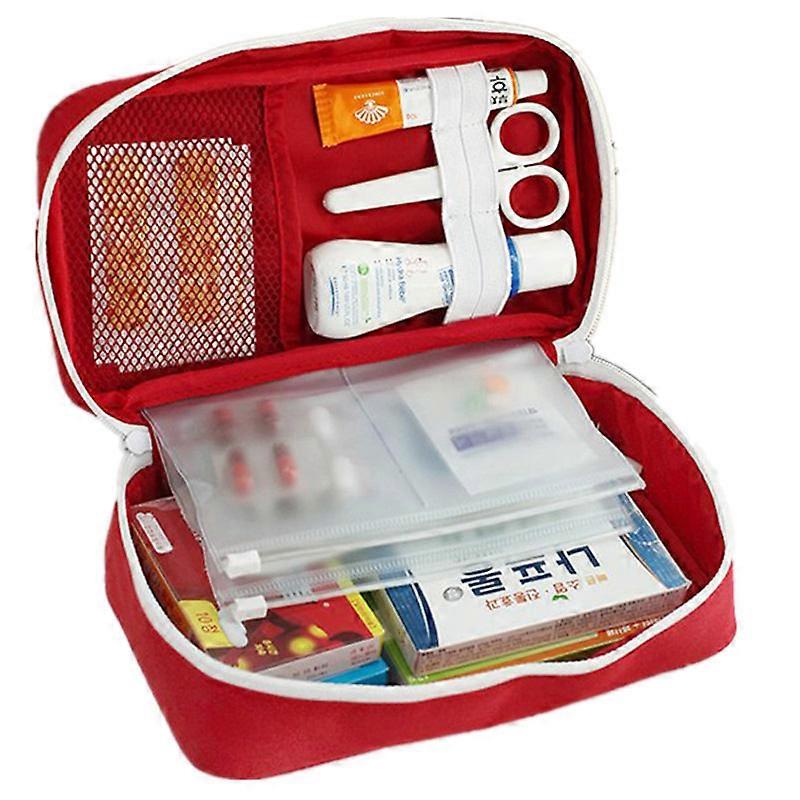 White Outdoor Travel Medicine Kit First Aid Kit Medicine Storage Bag ...