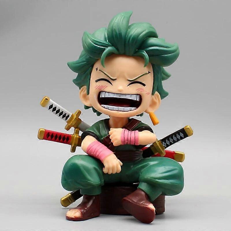 15cm Anime Monkey D Luffy Figures ONE PIECE Figurine Eyes Open Smile ...