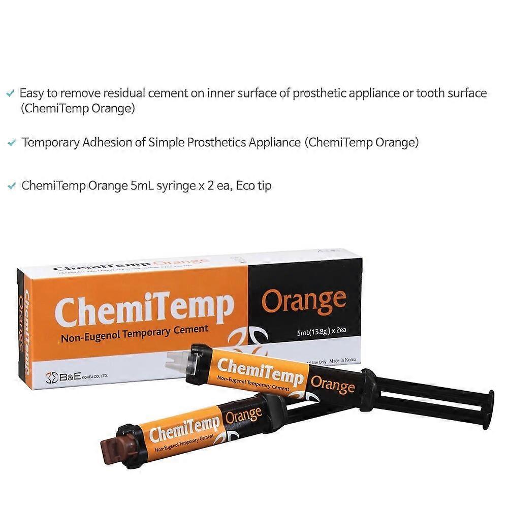 Dental temporary Cement Non-eugenol Prosthetic Appliance Dentures ...