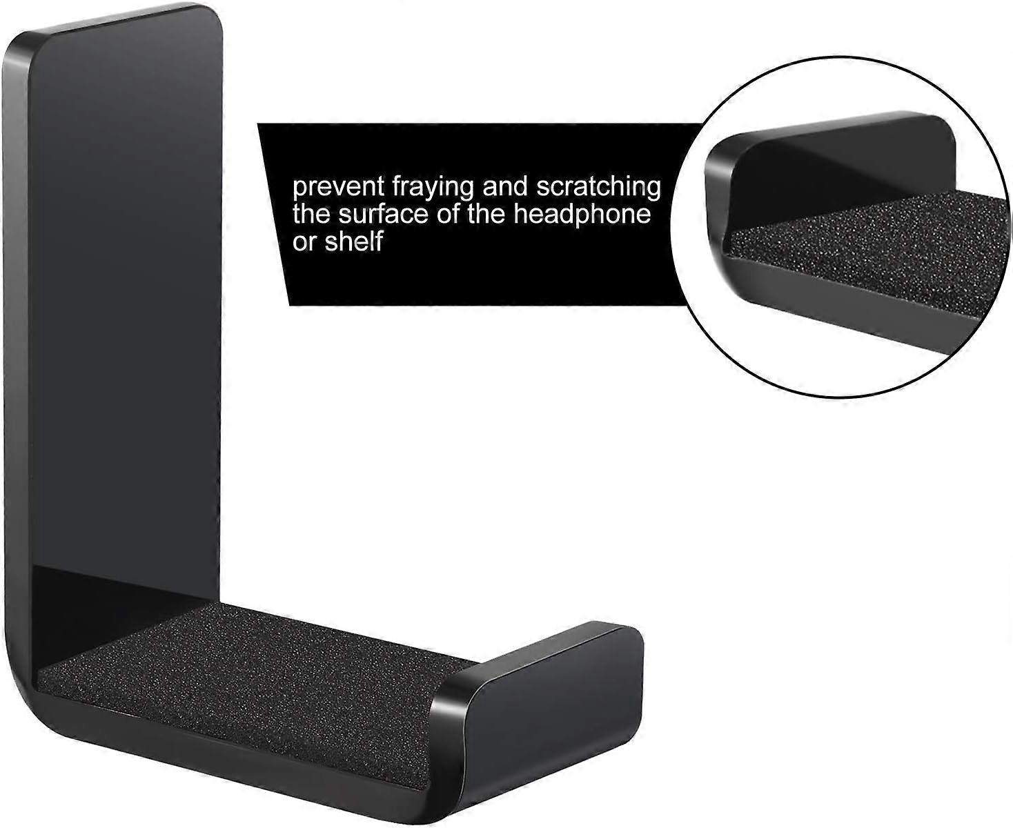 4 Pieces Headphone Hanger Headphone Hook Headset Holders Headphone Wall ...