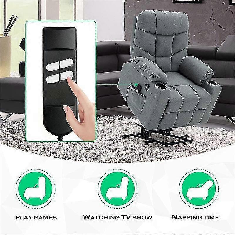 Electric Sofa Remote Replacement, 5 Pin 4 Button Power Recliner Remote ...