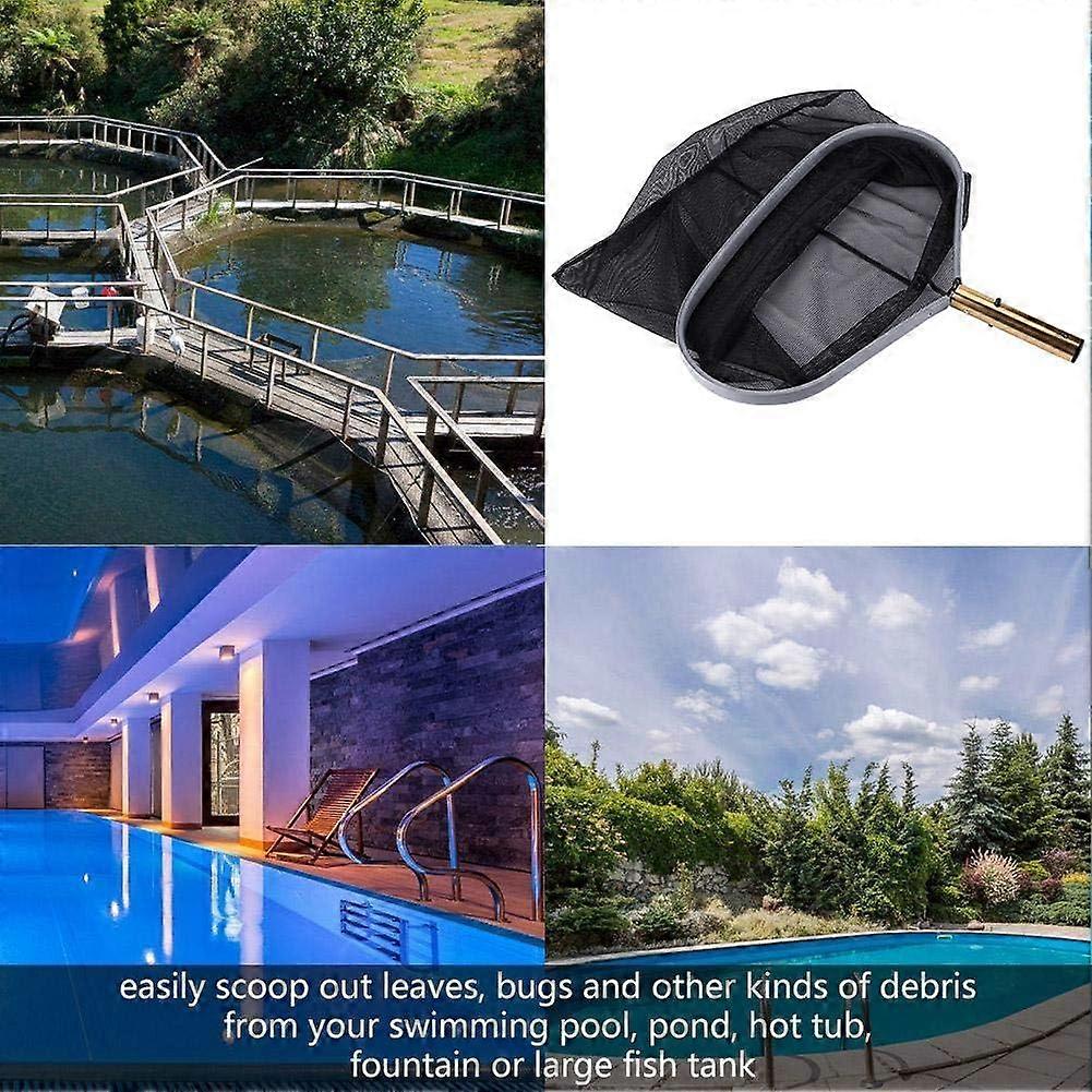 Leaf Net Rake, Heavy Duty Swimming Pool Filter Net Skimmer Pool Leaf ...