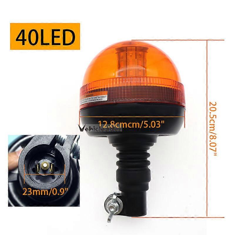 Rotating Flashing Beacon Mount Warning Light Bracket Flexible Stem DIN ...