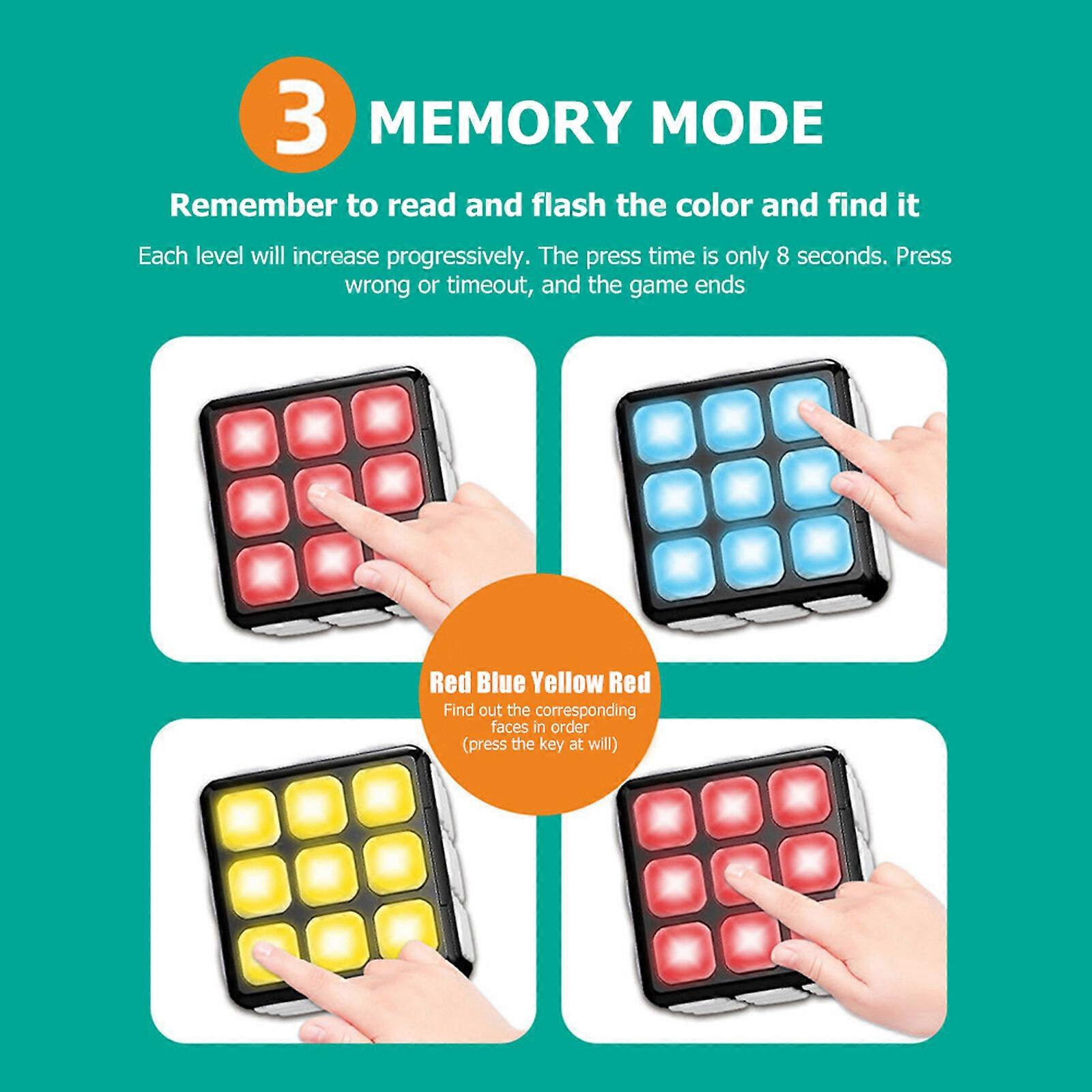 Winning Fingers Flashing Cube Electronic Memory & Brain Game | Fruugo UK