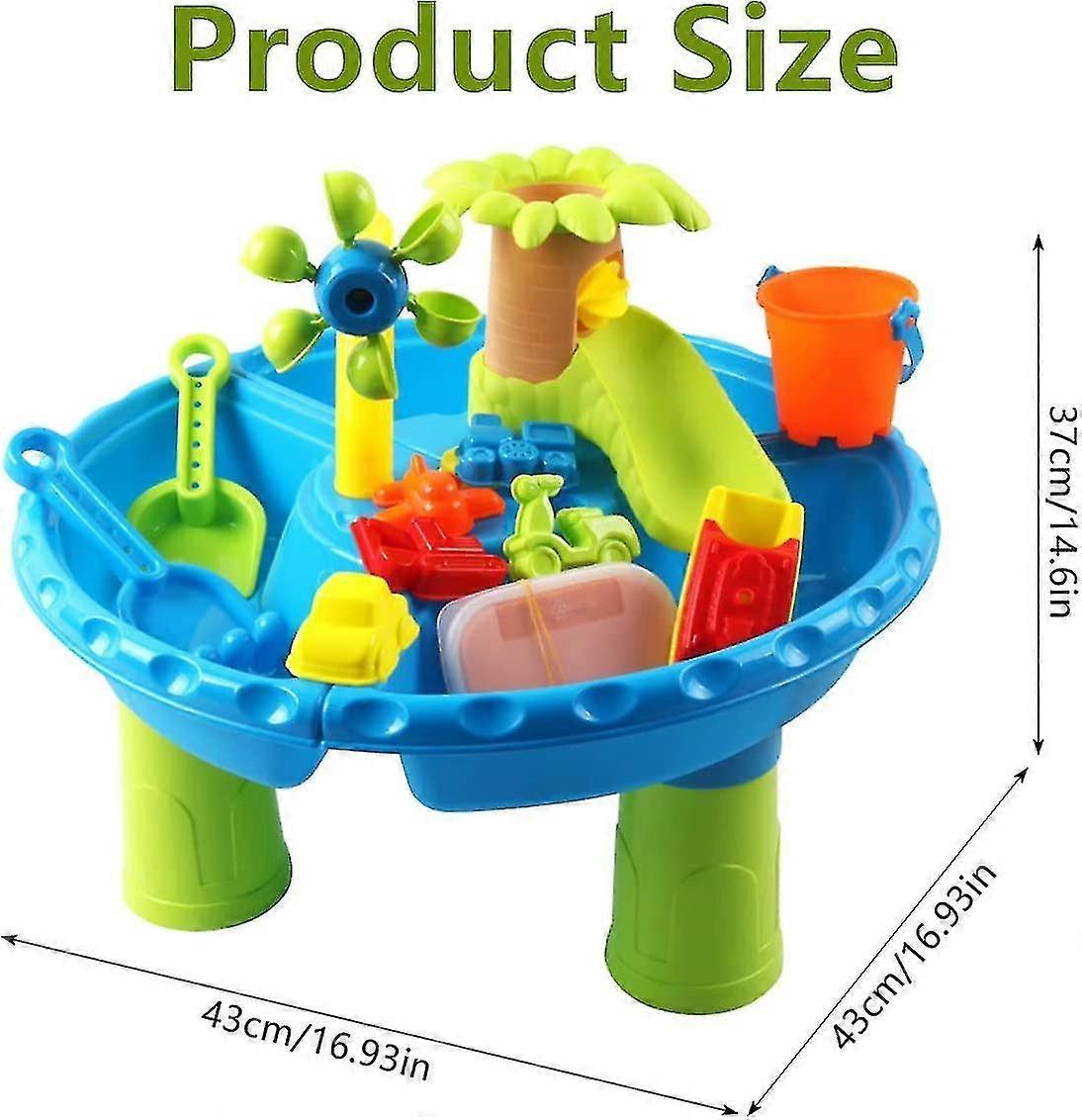Sand And Water Table For Kids 3-in-1 Water Play Table Beach Toys Kids ...