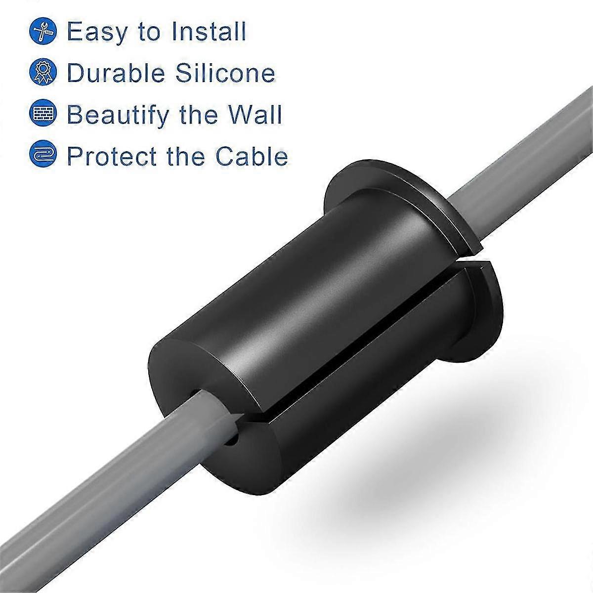 Cable Routing Kit, Wall Grommet for 1Inch Wall Hole, Cable Feed Through ...