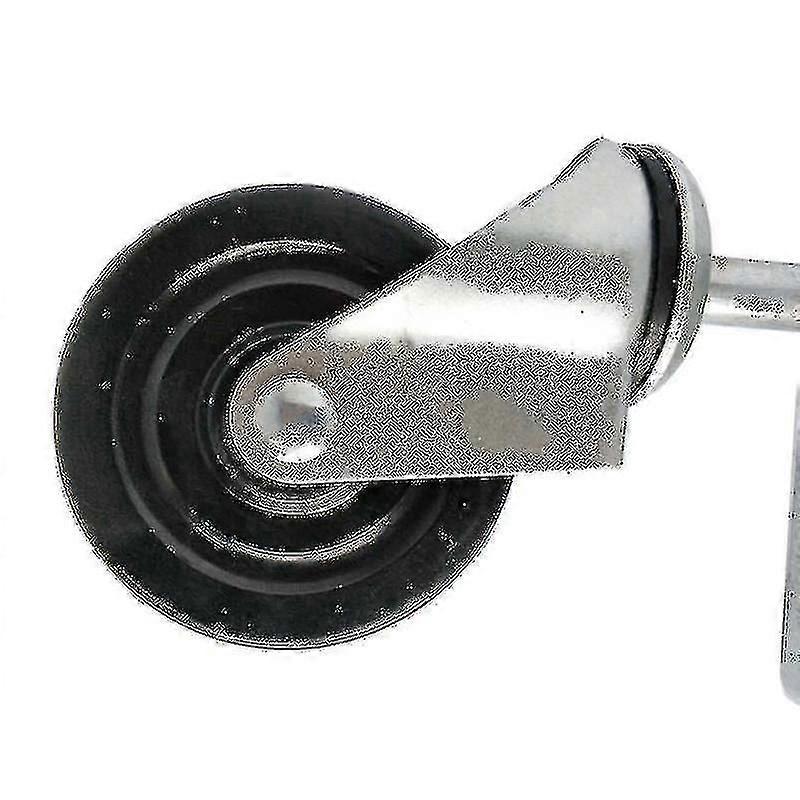 4 Inch Heavy Duty Rubber Mute Spring Loaded Gate Door Wheel Caster ...