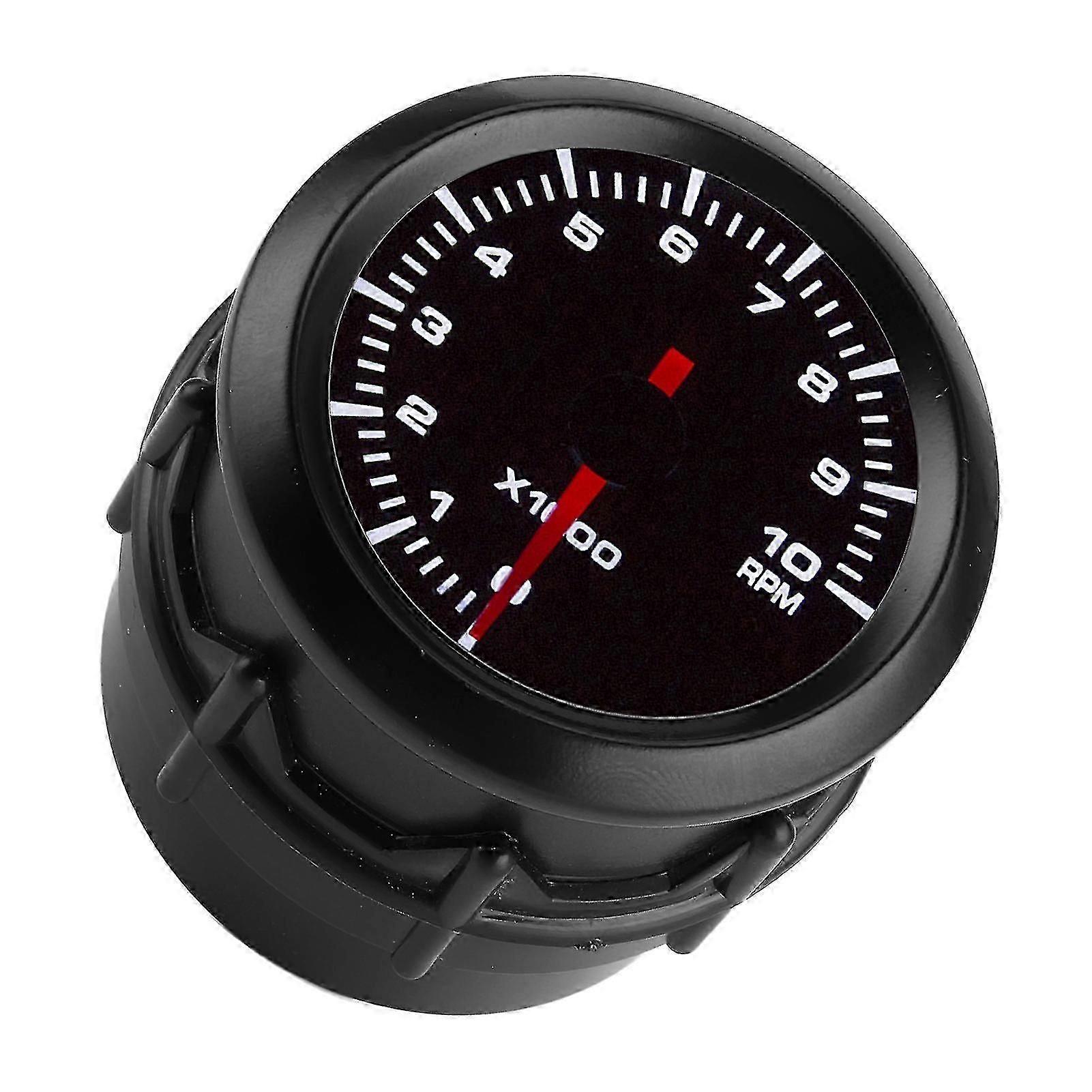 Universal Tachometer Gauge Pointer 010000RPM Tach Meter Lighting Dial ...