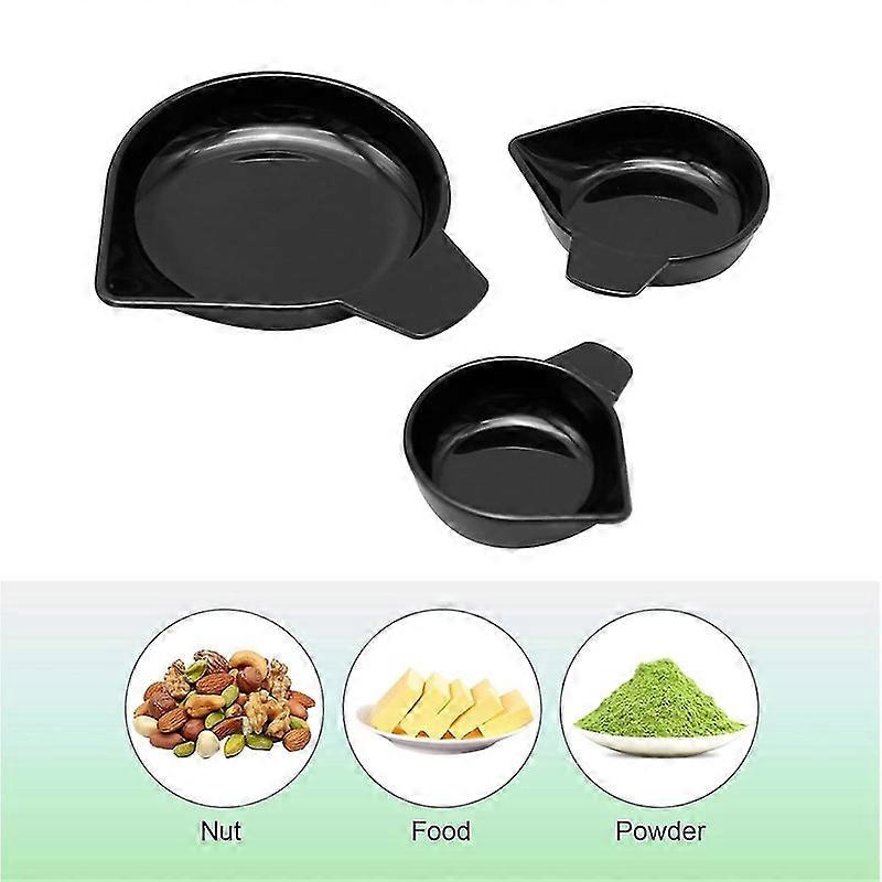 5 Sizes Weighing Powder Pans Scale Pan Narrow Spout Plastic Weighing ...