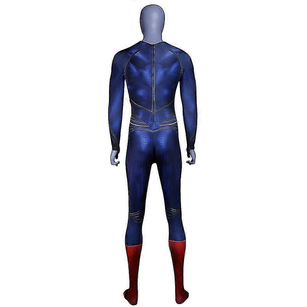 Superman 3d Zentai Full Bodysuit Spandex Costume With Cape Adults Men's ...