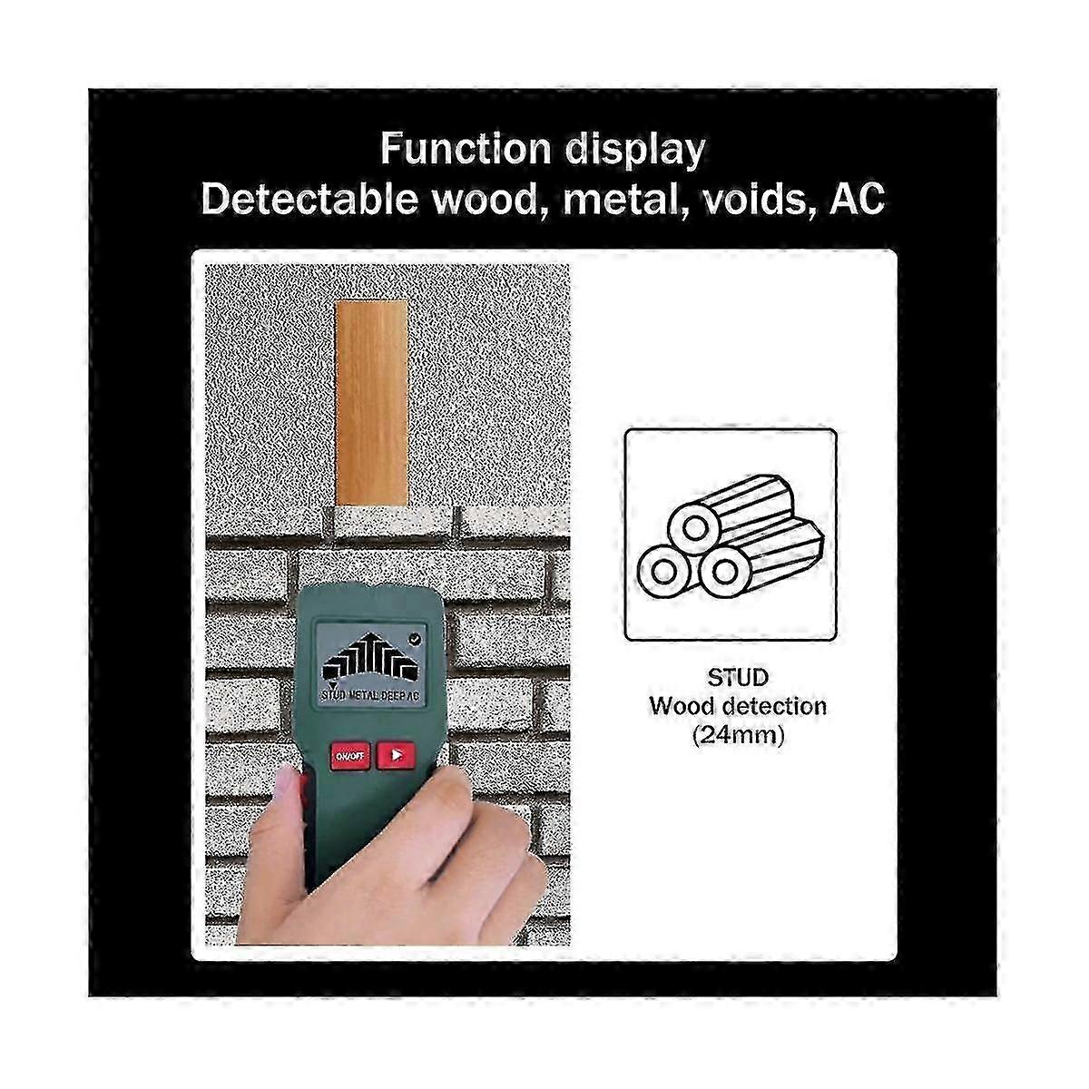 My6238 Material Scanner Inside Wall Floor Ceiling 24mm Depth Metal Wood ...