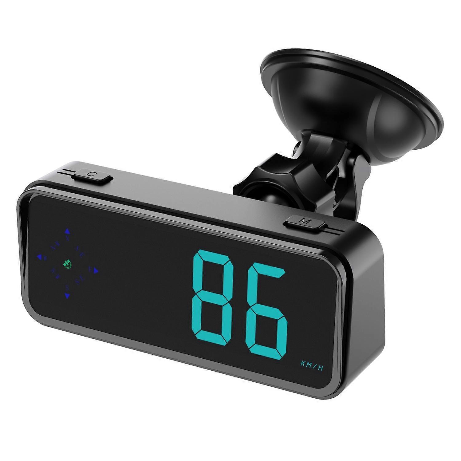 Car Headup Display GPS Digital Speedometer KM/H MPH Switchable with ...