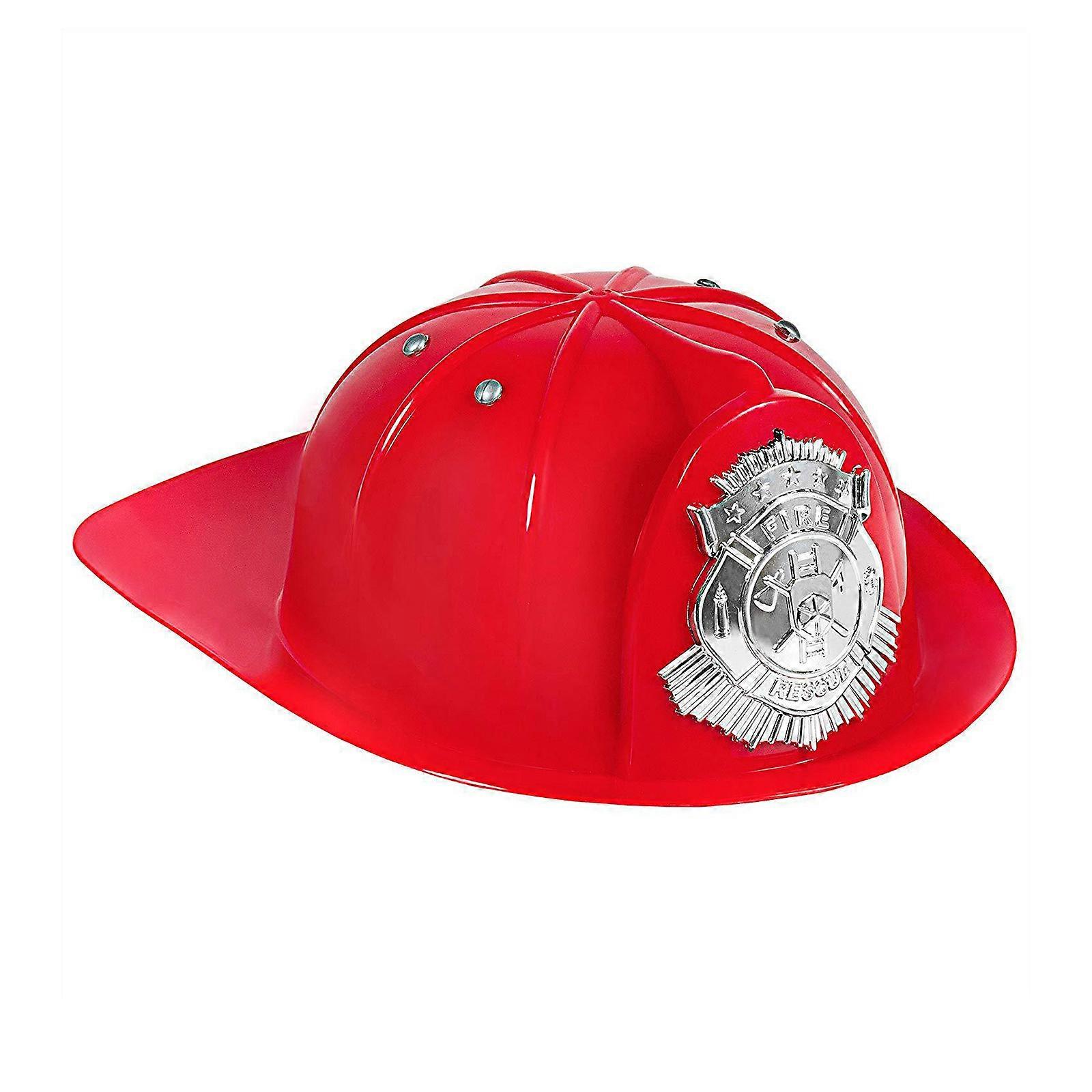Fireman Helmet Firefighter Hats Fireman Cosplay Costume Accessories for ...
