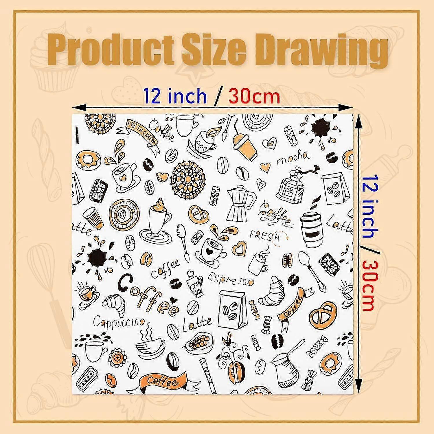 Baking Paper Cuts, 30 X 30 Cm, 200 Sheets, Deli Paper Sheets, Chip ...