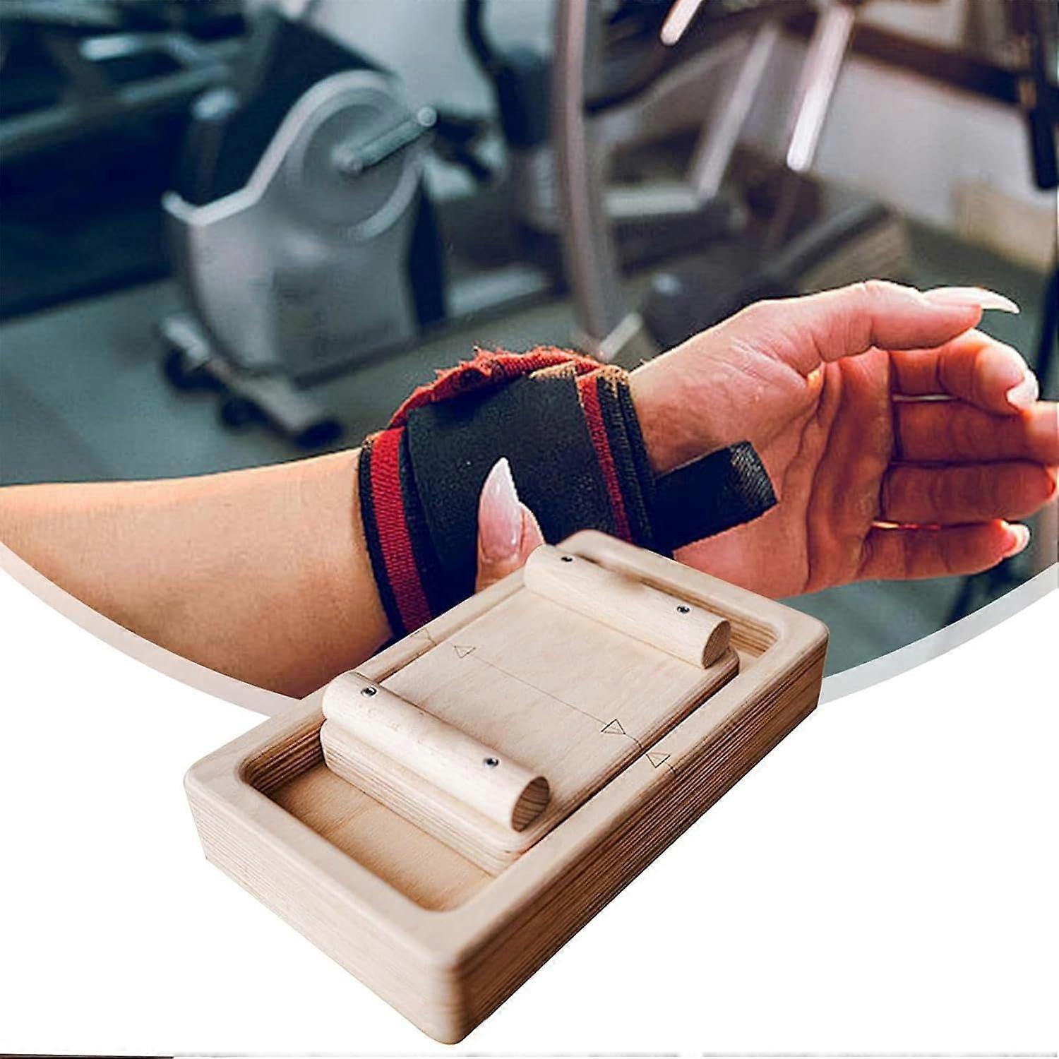 Finger strength trainer, wood, grip strengthener, squeeze block ...
