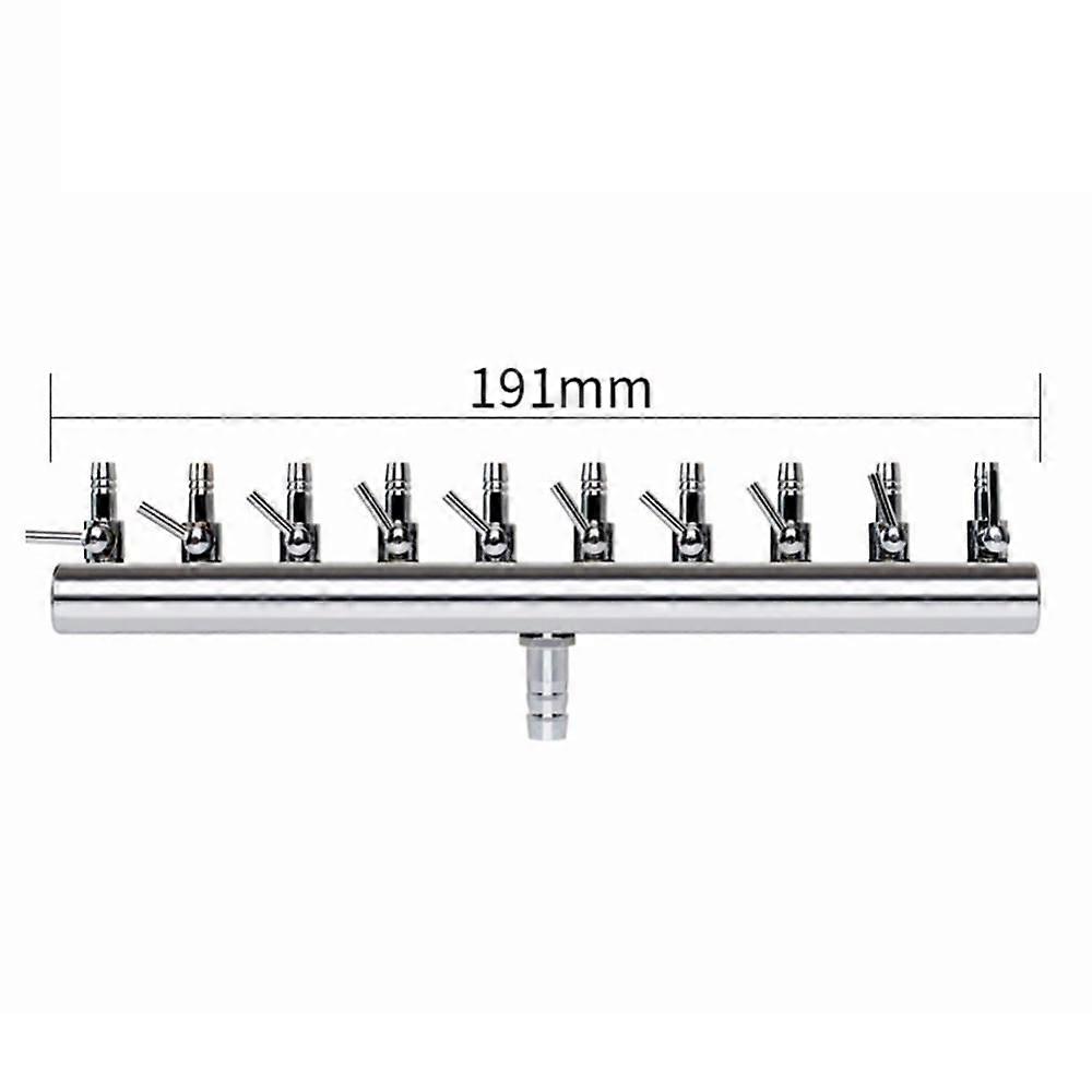 Aquarium Control Valve, Fish Tank Air Valve, Metal Stainless Steel Gang ...