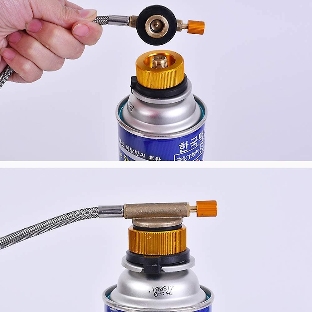 2 Pcs Camping Gas Cylinder Adapter Gas Conversion Head Adapter Nozzle ...