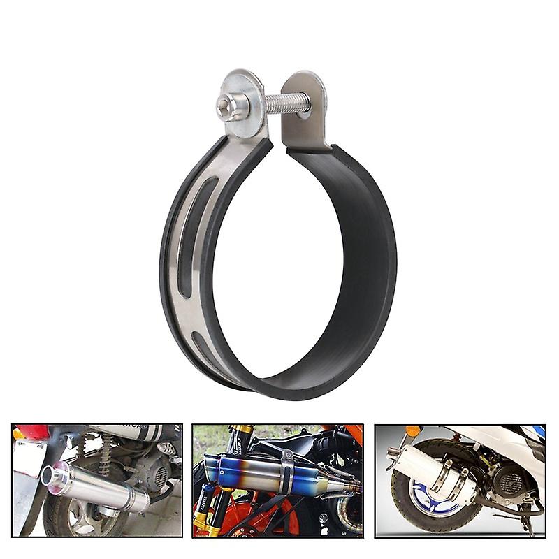 Exhaust Pipe Bracket, Universal Stainless Steel Motorcycle Exhaust ...